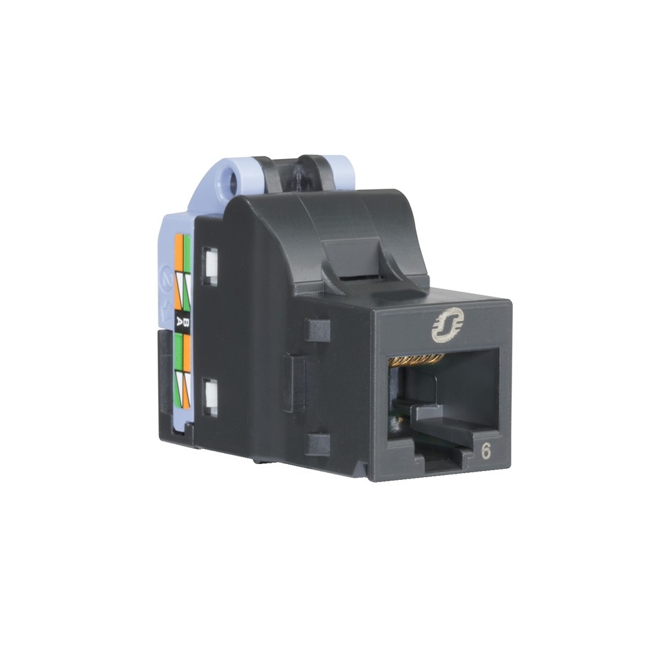 LexCom/Actassi Modularjack Cat6/Kat-6 UTP, S-One-koppling - Elbutik.se